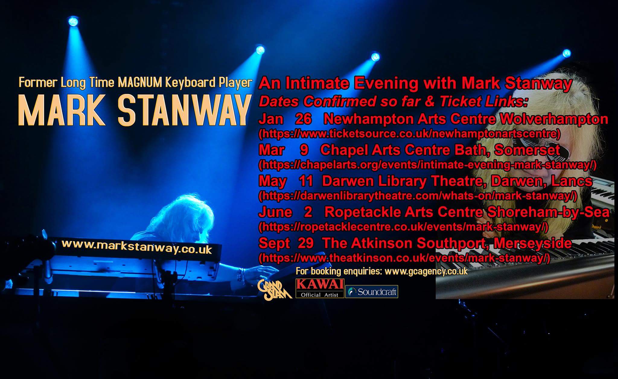 Mark Stanway – Interview with British Keyboard Legend, ex of Magnum ...